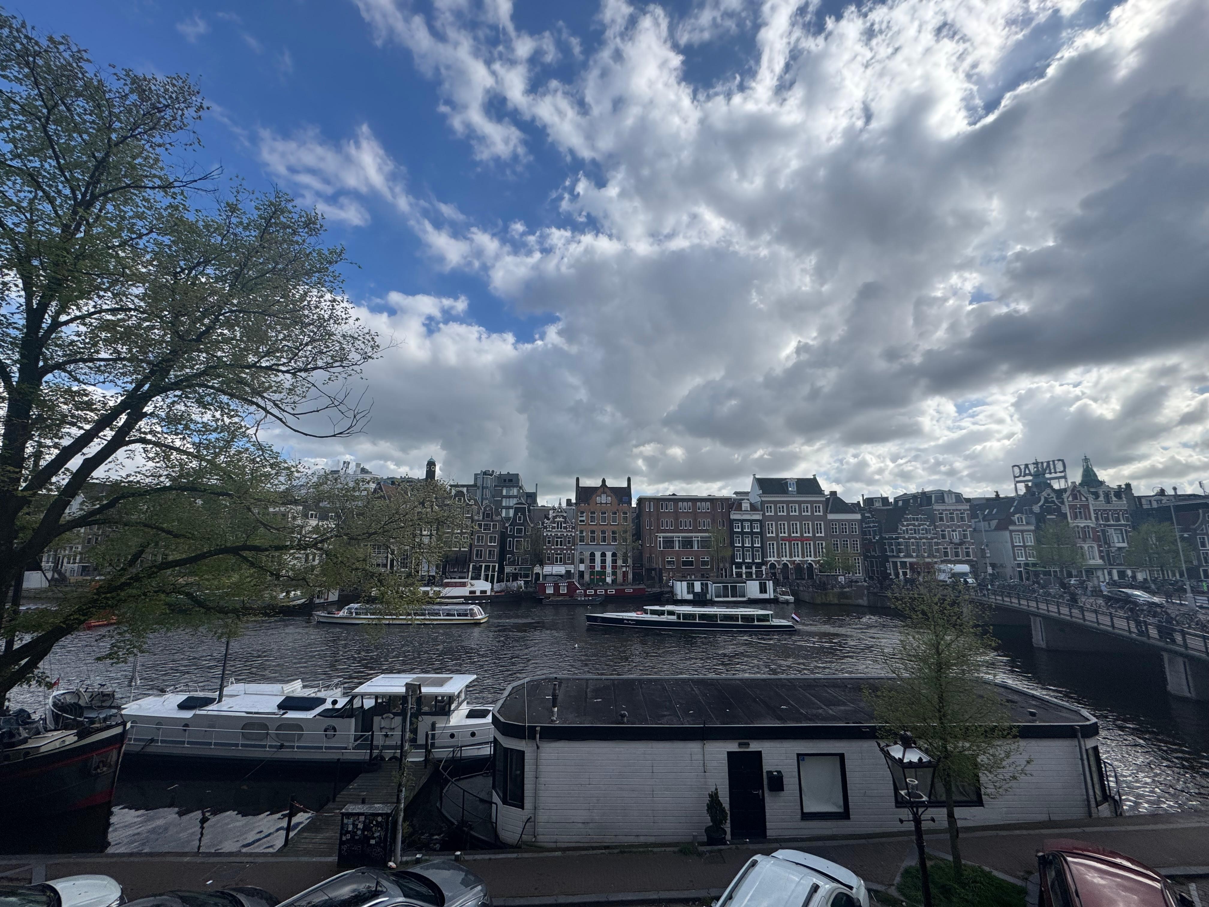 View of the canal from the room