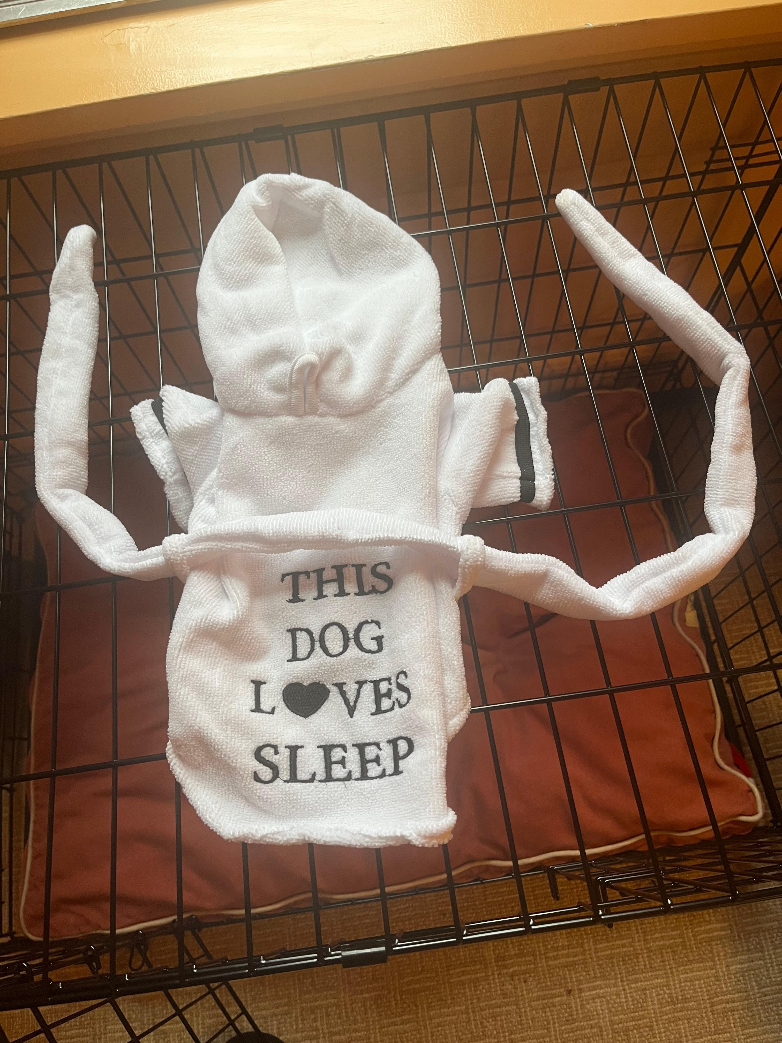 A robe for our pet’s comfort.