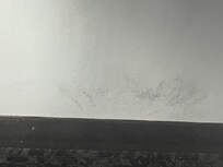 The walls were dirty