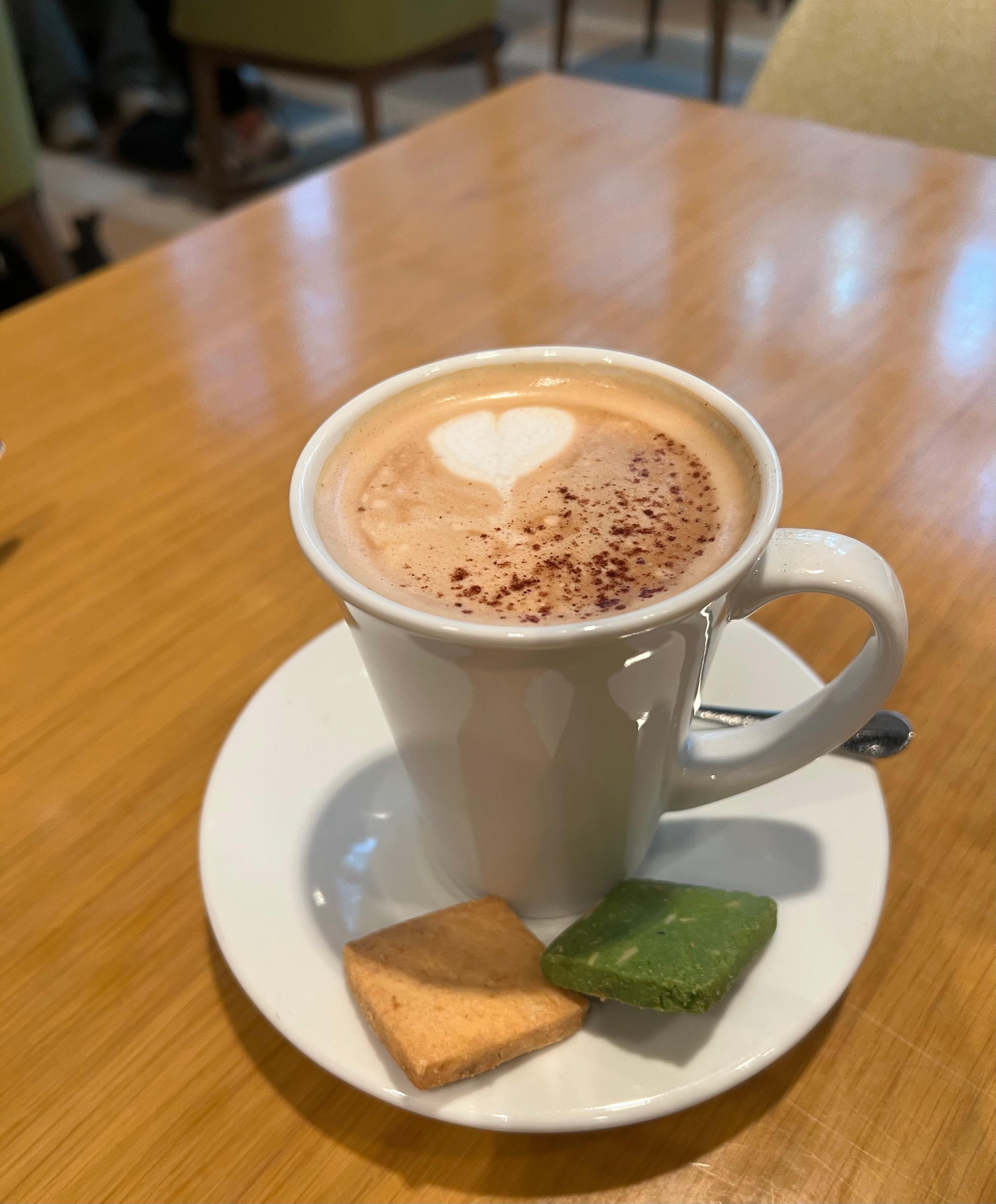 Excellent cuppa made by Vinod at the Lobby Breakfast