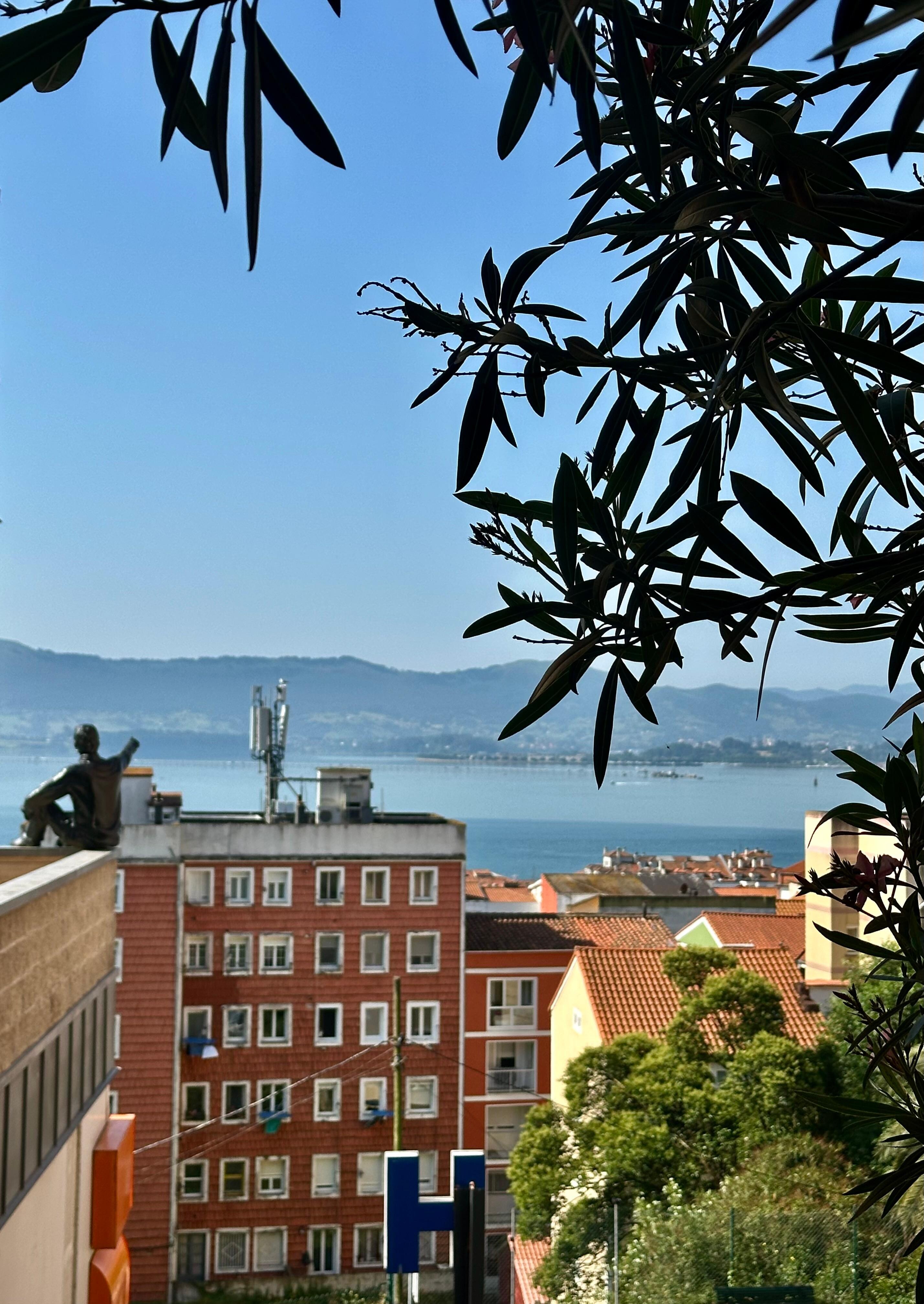 Blick vom Hotelbalkon aus 