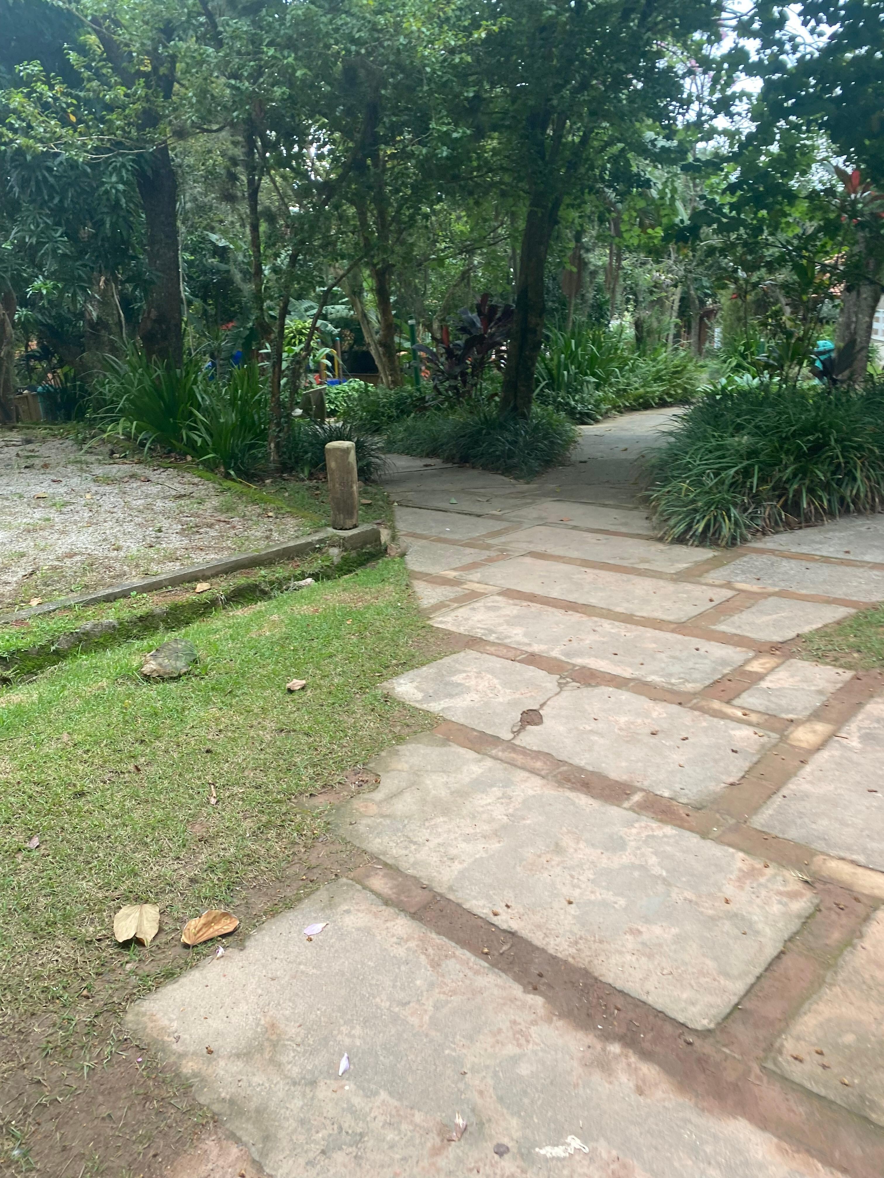 Com bastante natureza. 