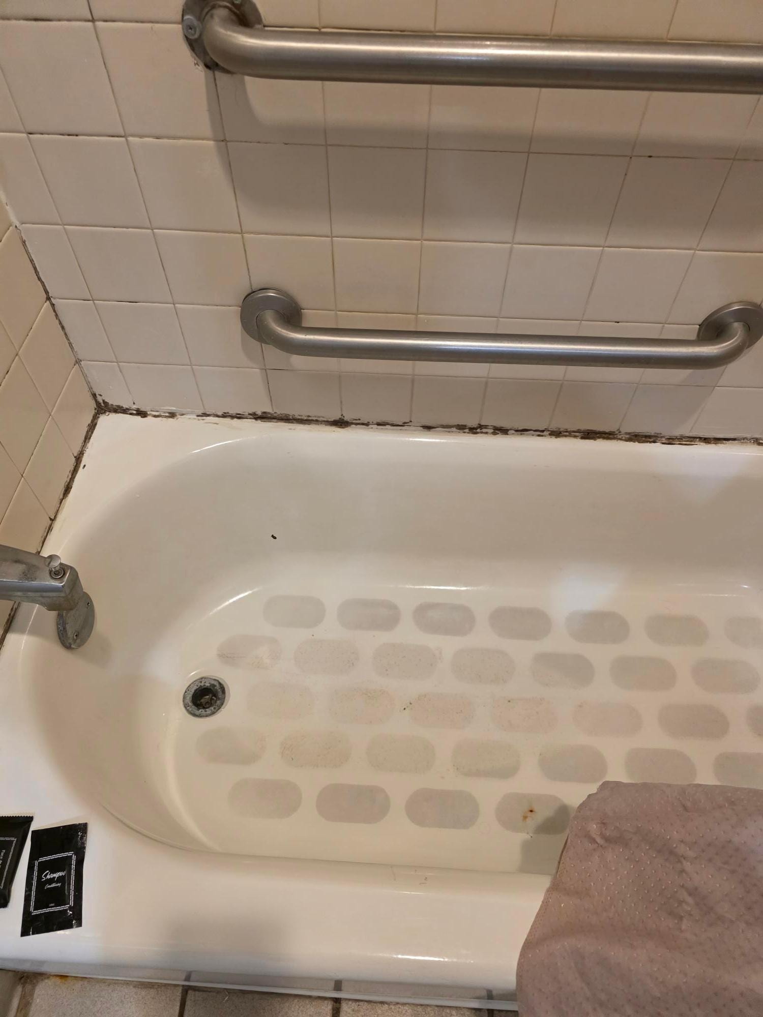 Mold all around tub