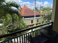 View from the restaurant towards the hills