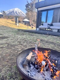 Toasting marshmallows with a view!