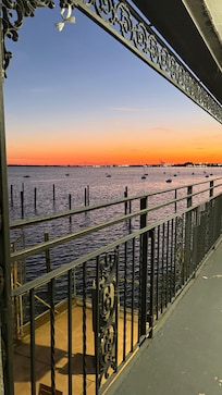 View from back of gotel