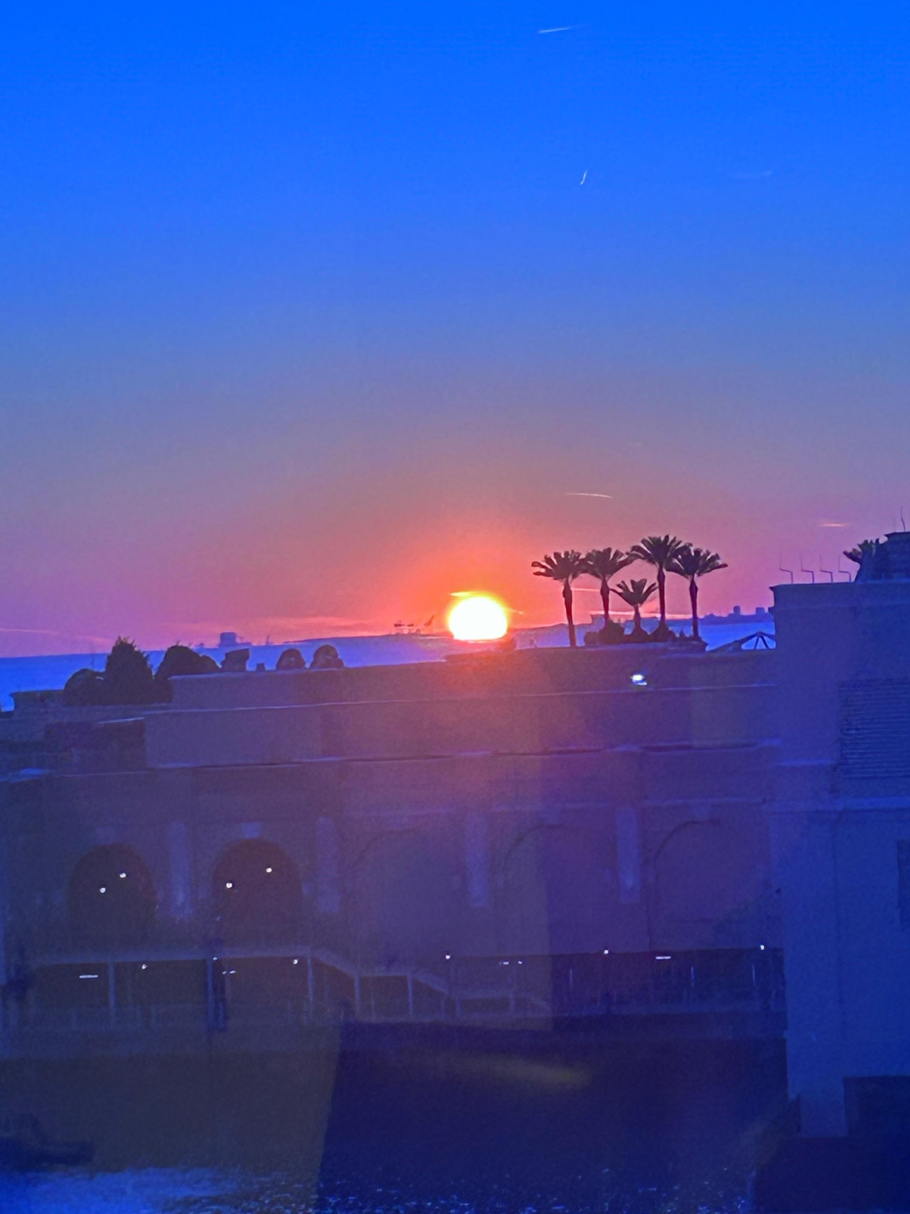 Beautiful sunset from the Hard Rock hotel!!