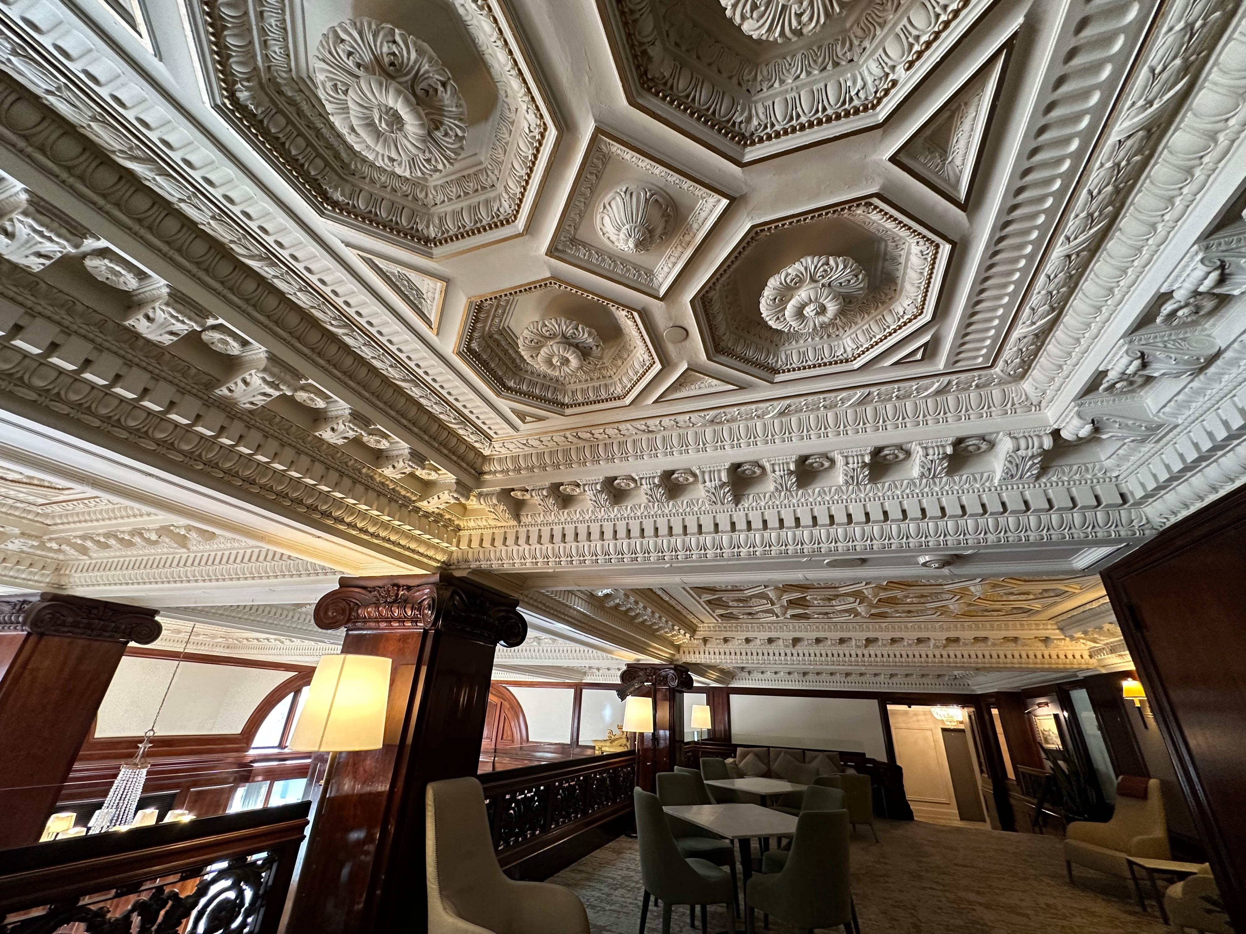 Upstairs lounge area