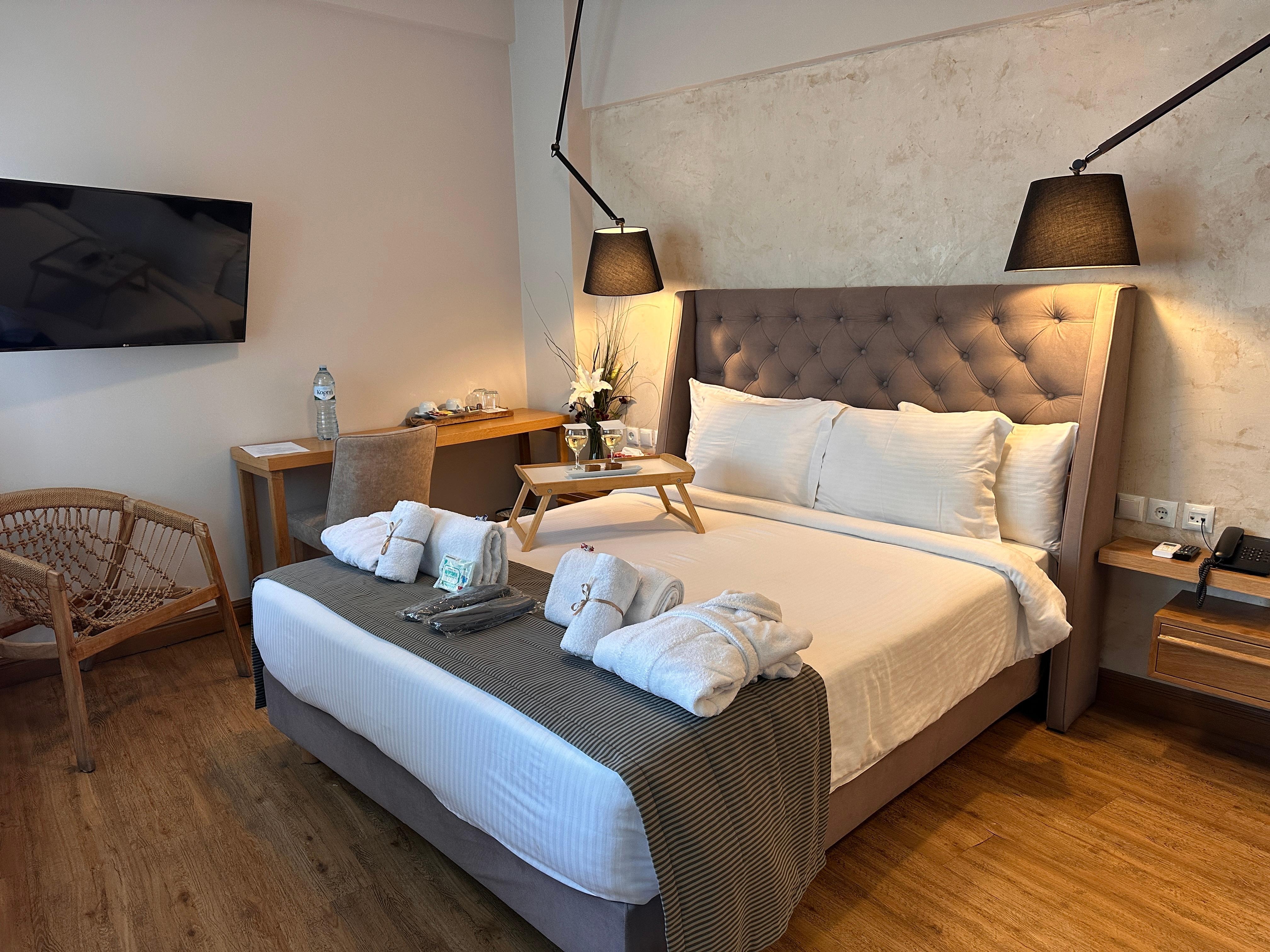 Upgraded to a larger room for my first night stay.