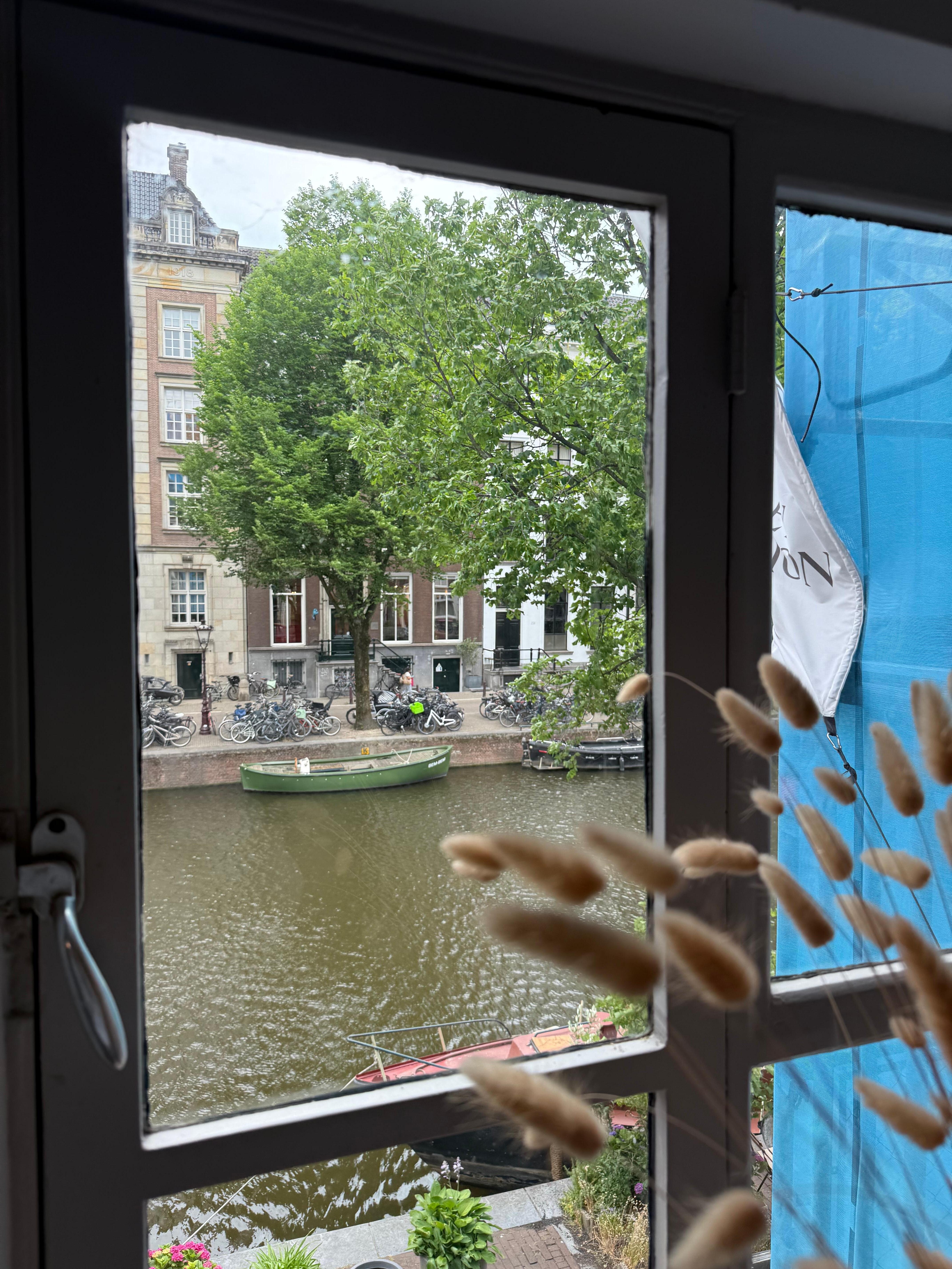 Window view of the canal