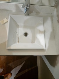 Broken sink