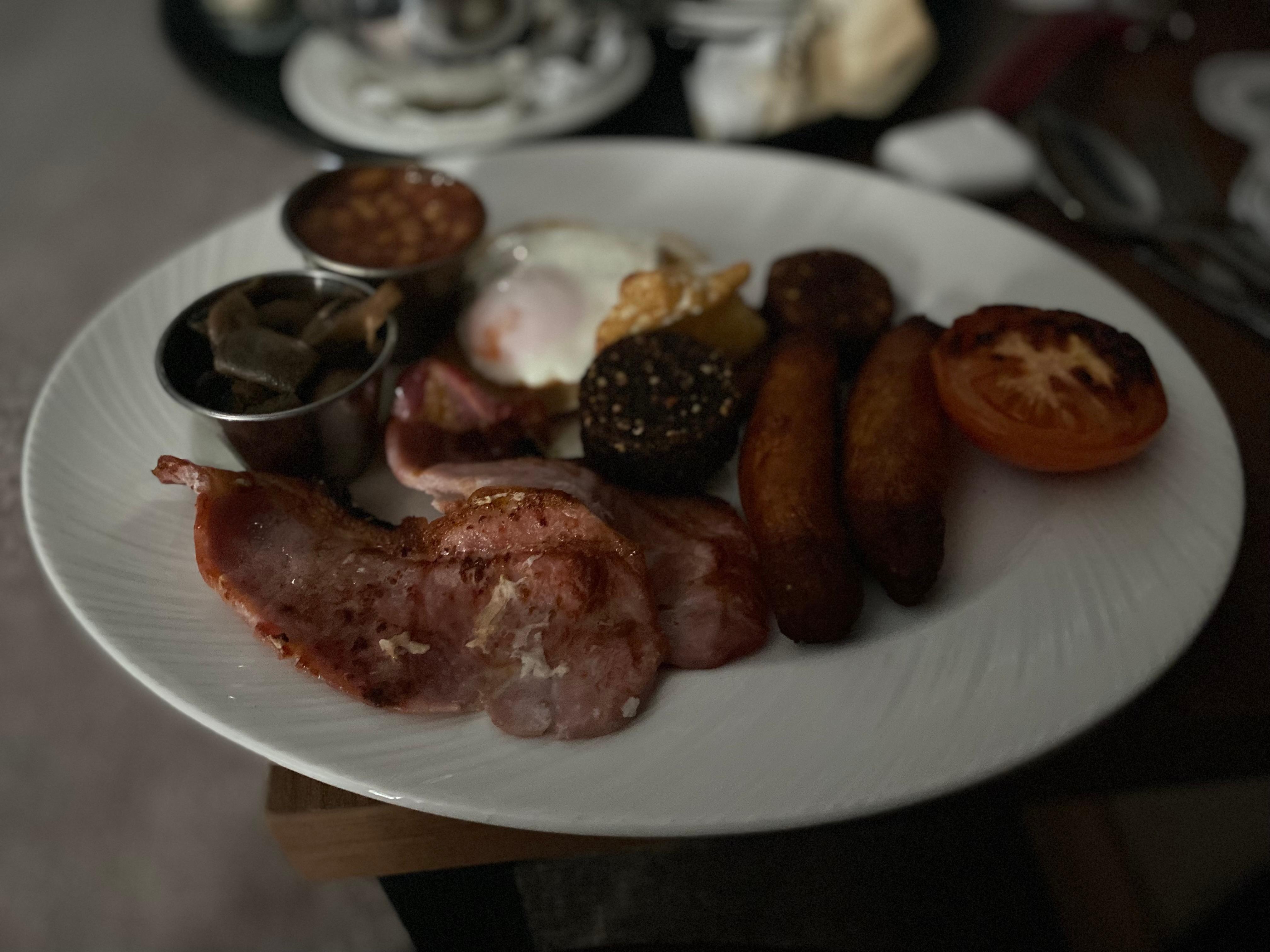 Room service full Irish very tasty