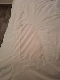 Cobre-leito com remendos