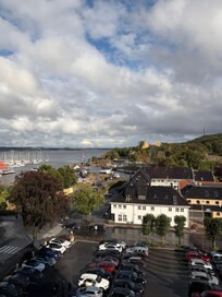 Udsigt fra værelset med panoramavinduer