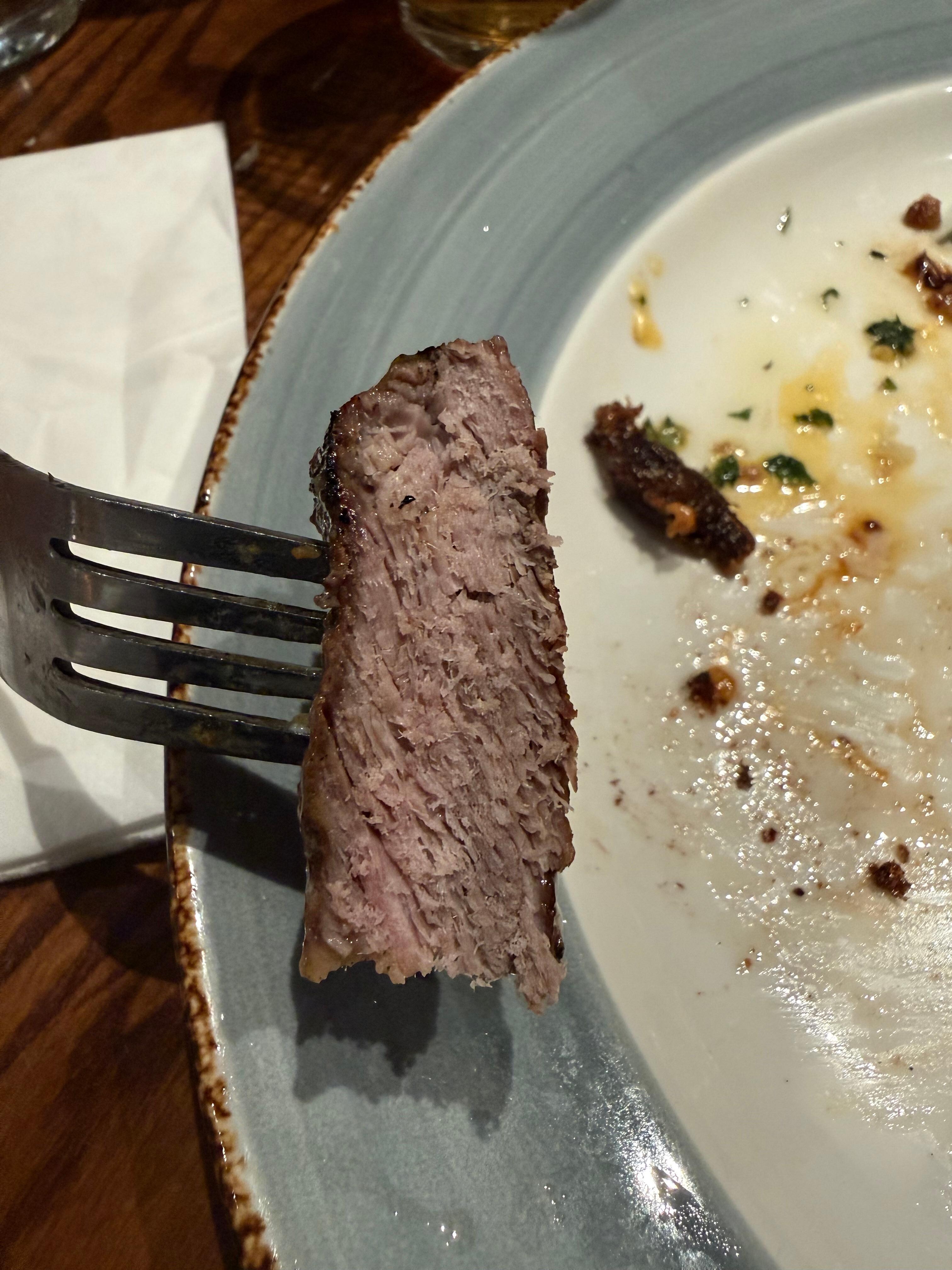 Supposed to be medium rare... 