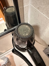 Dirty hair dryer