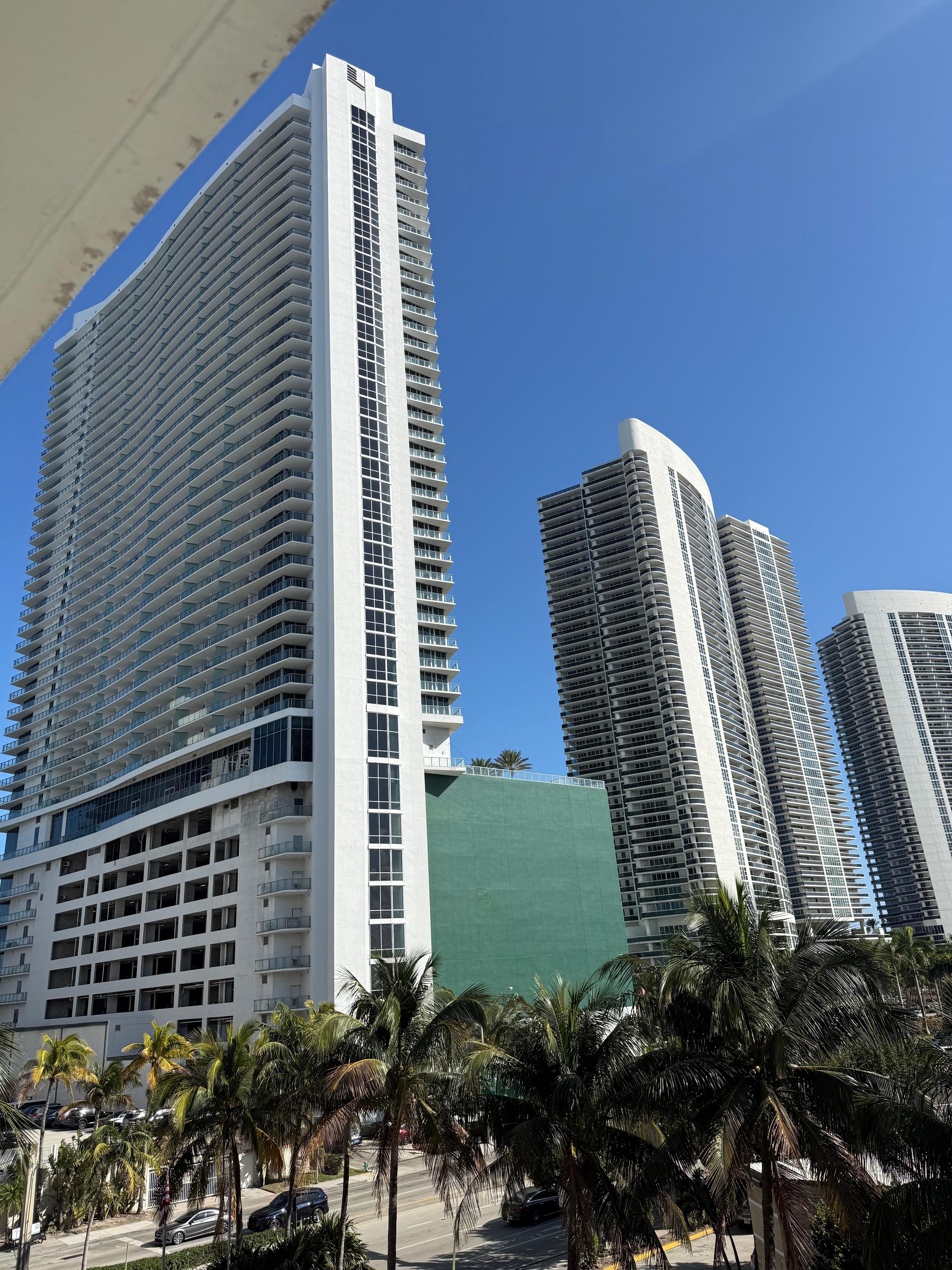 View out our room balcony