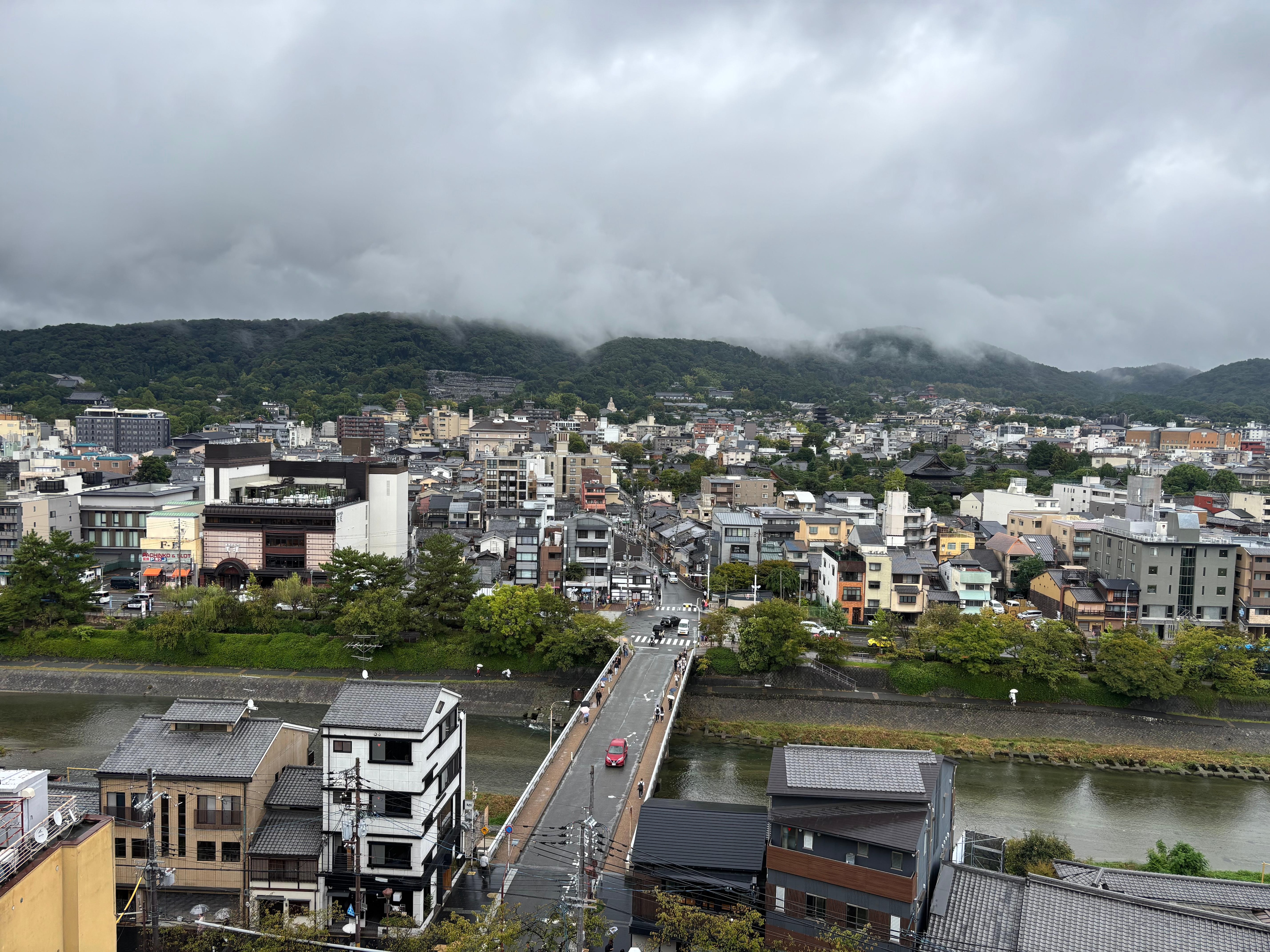View from the rooftop patio.
