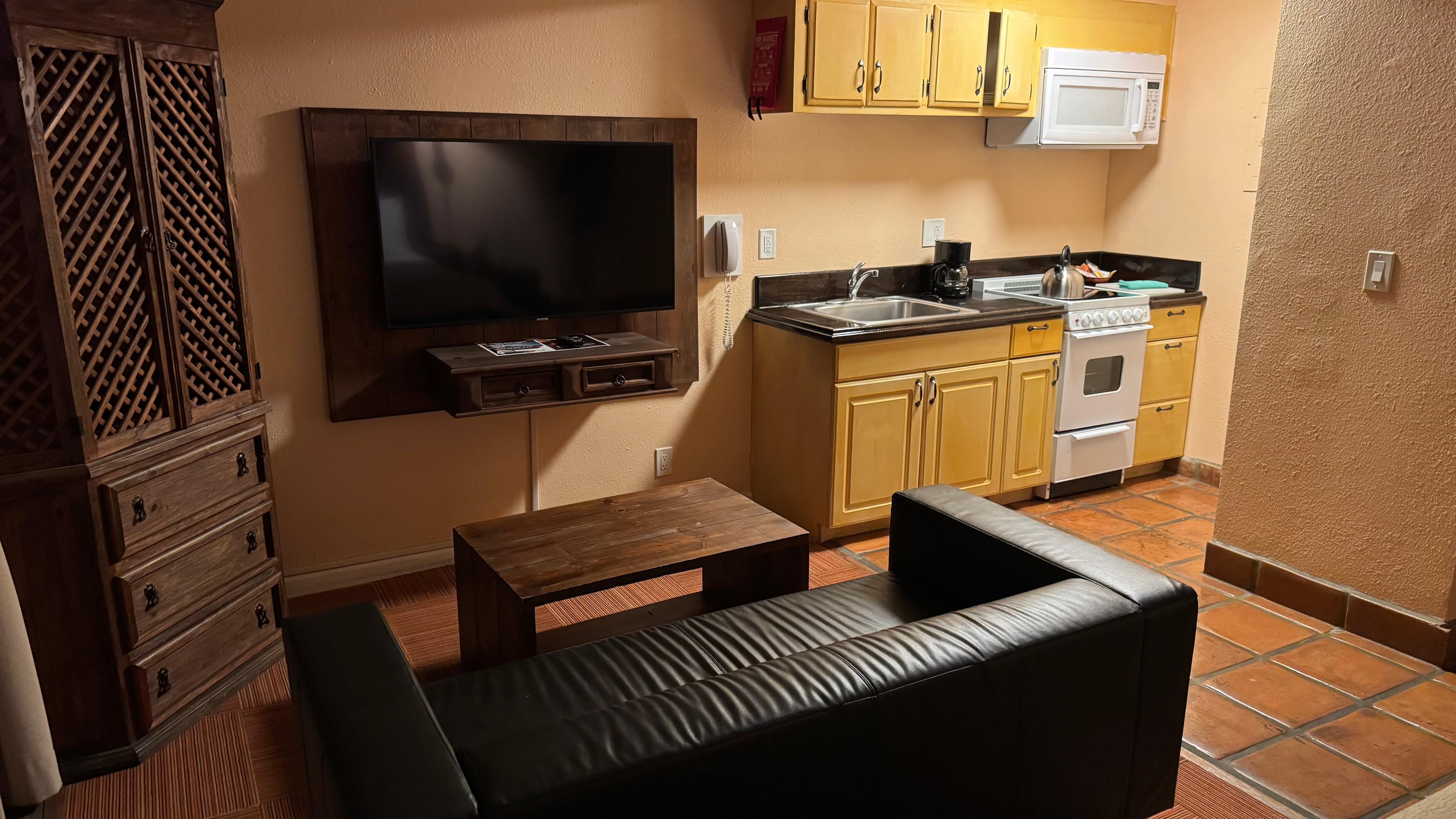 View of the TV area
