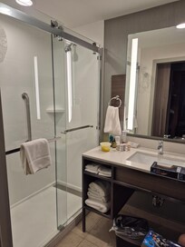 Nice bathroom and the water was always hot