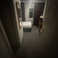 Zimmer sehr dunkel und kalt