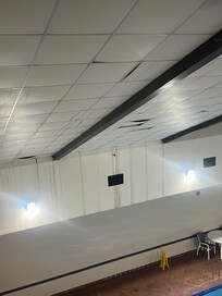 Black liquid leaking from roof