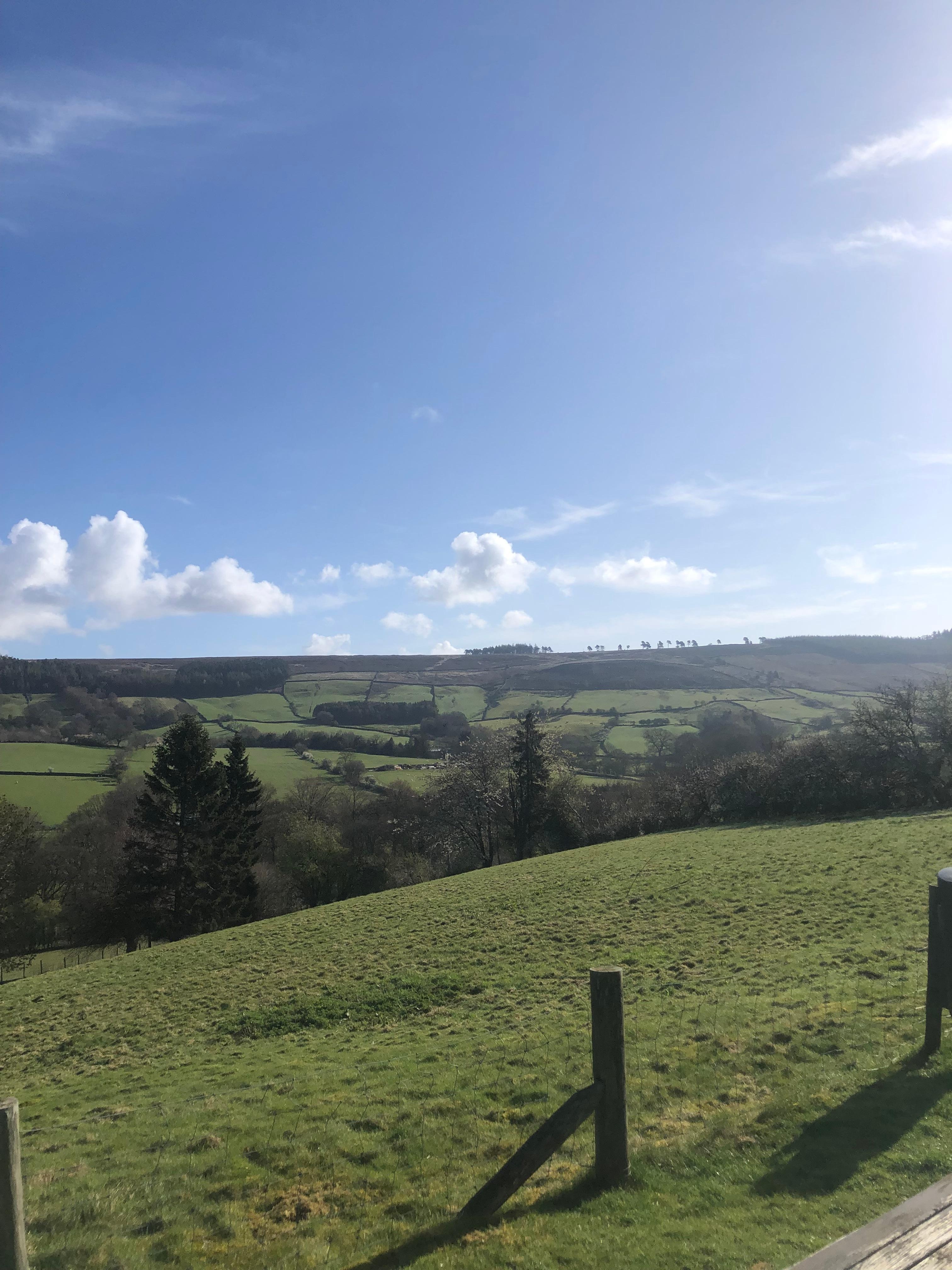 Lovely views from the outside of the pub 
