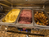 Hot breakfast, seems very generous for a "continental breakfast".