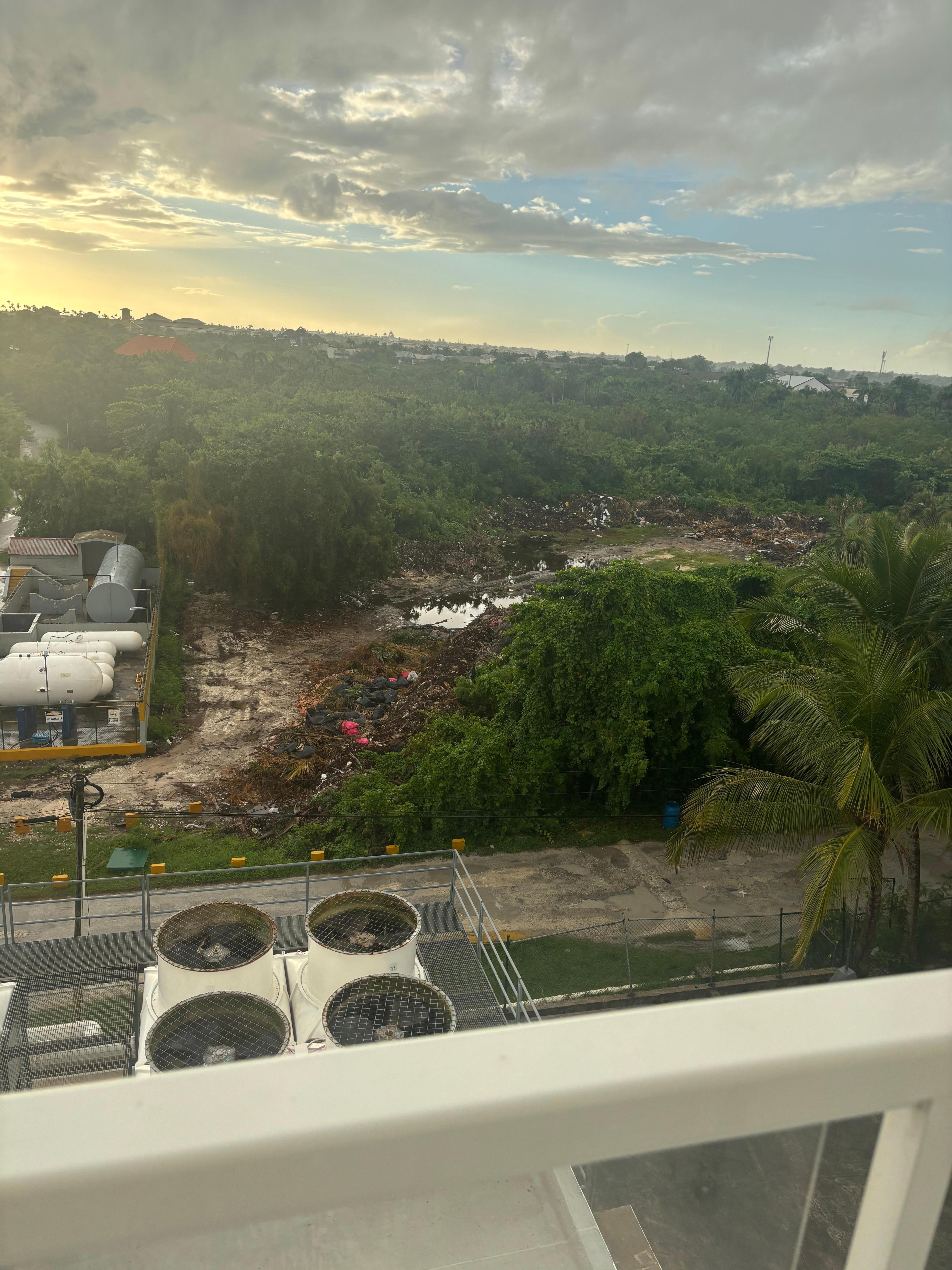 This is the view when you book a standard room