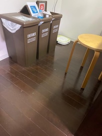 Very large garbage / recycle bins!