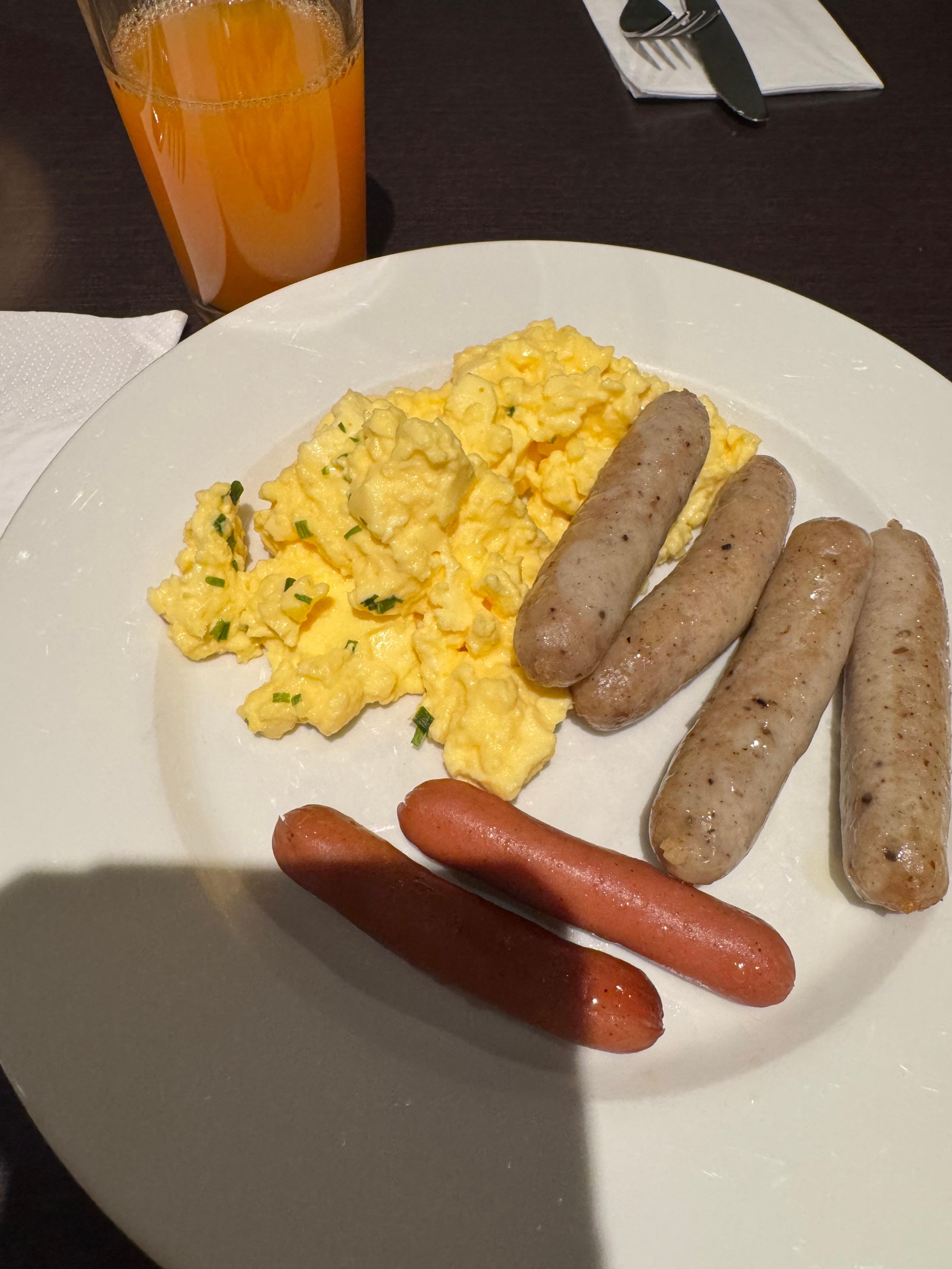 God frokost, men ikke så mange valgmuligheter 