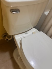 All pictures of my leaking bathroom and the water was brown in my tub