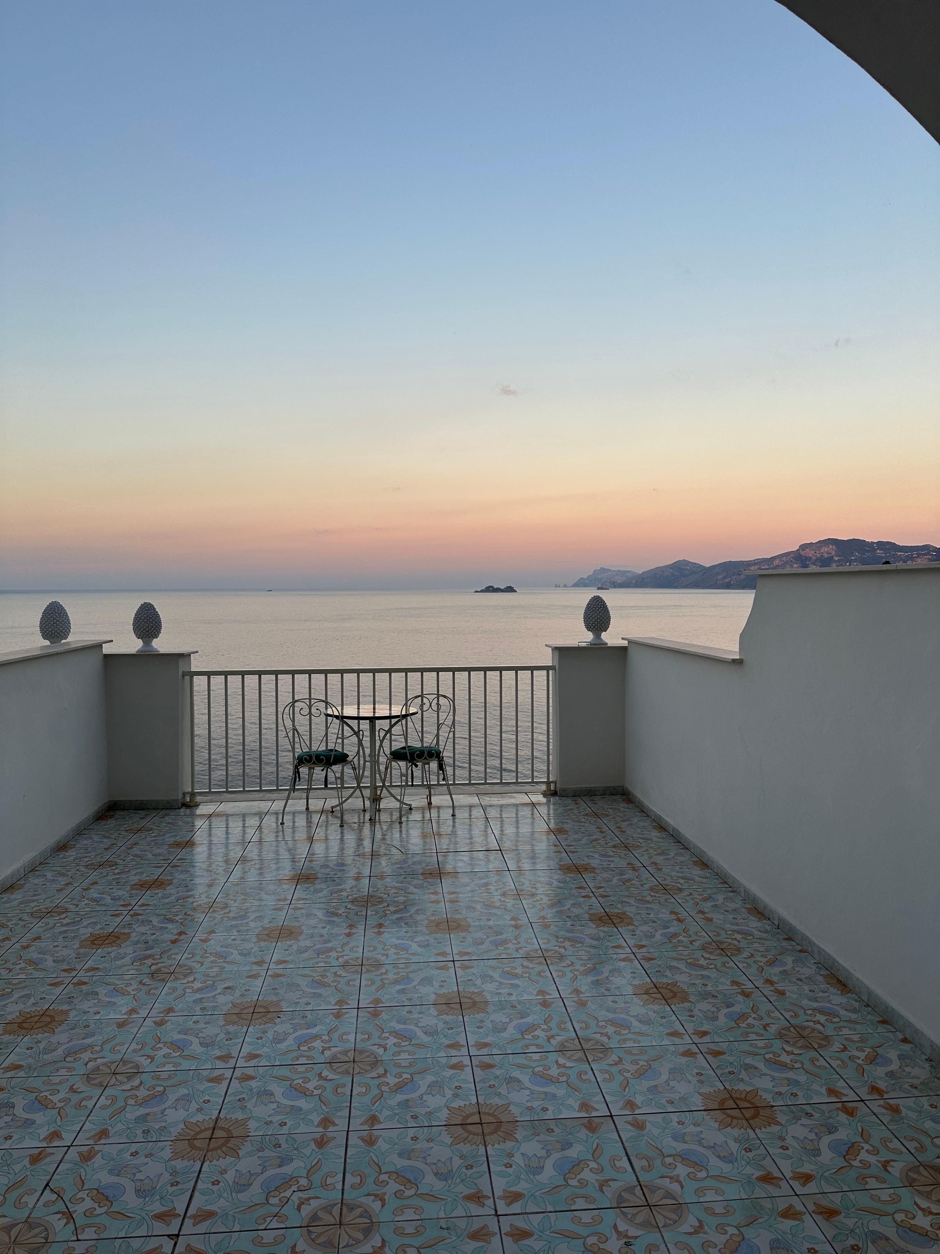 Balkon mit Blick capri