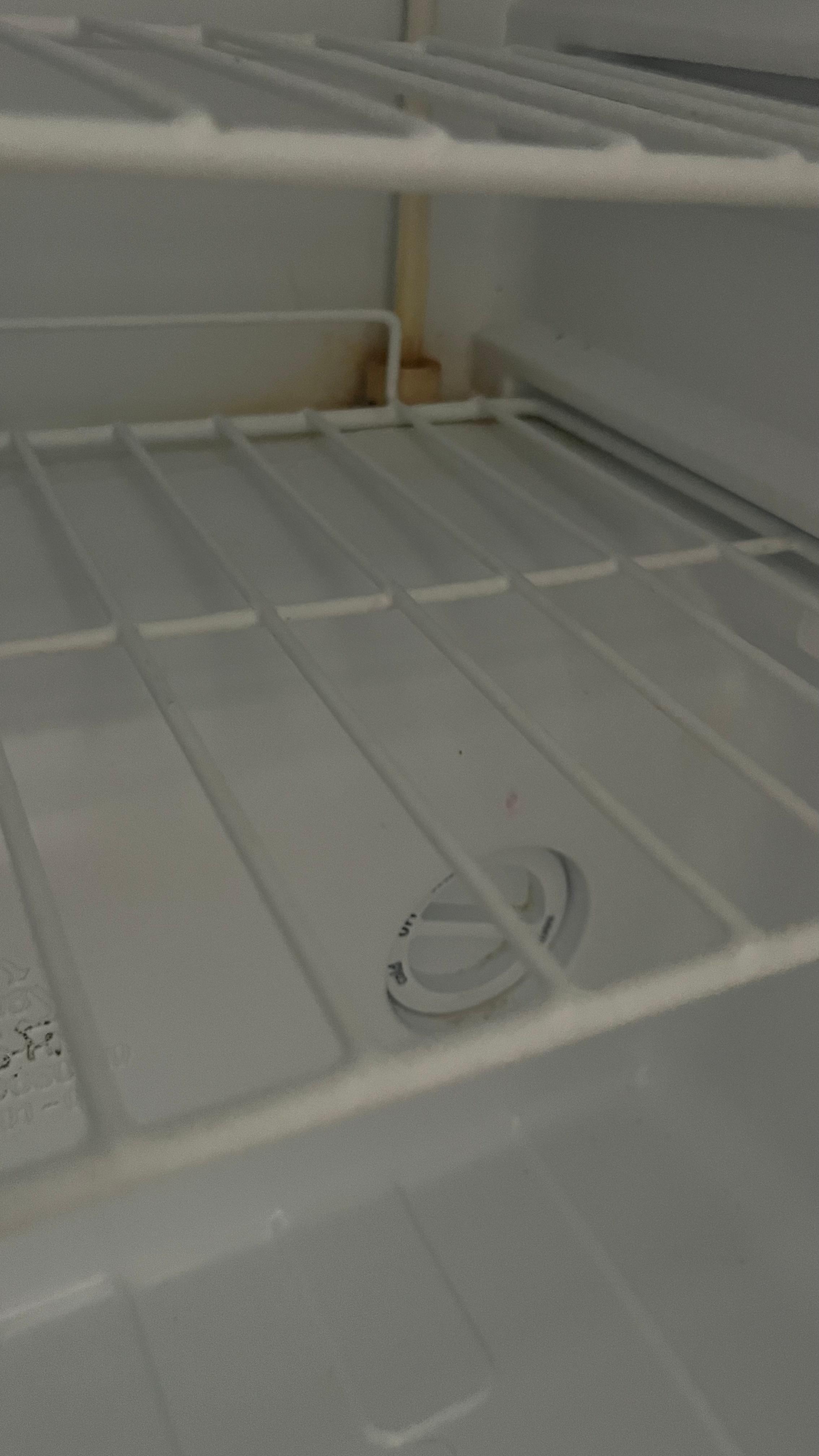 Rusty and unclean fridge