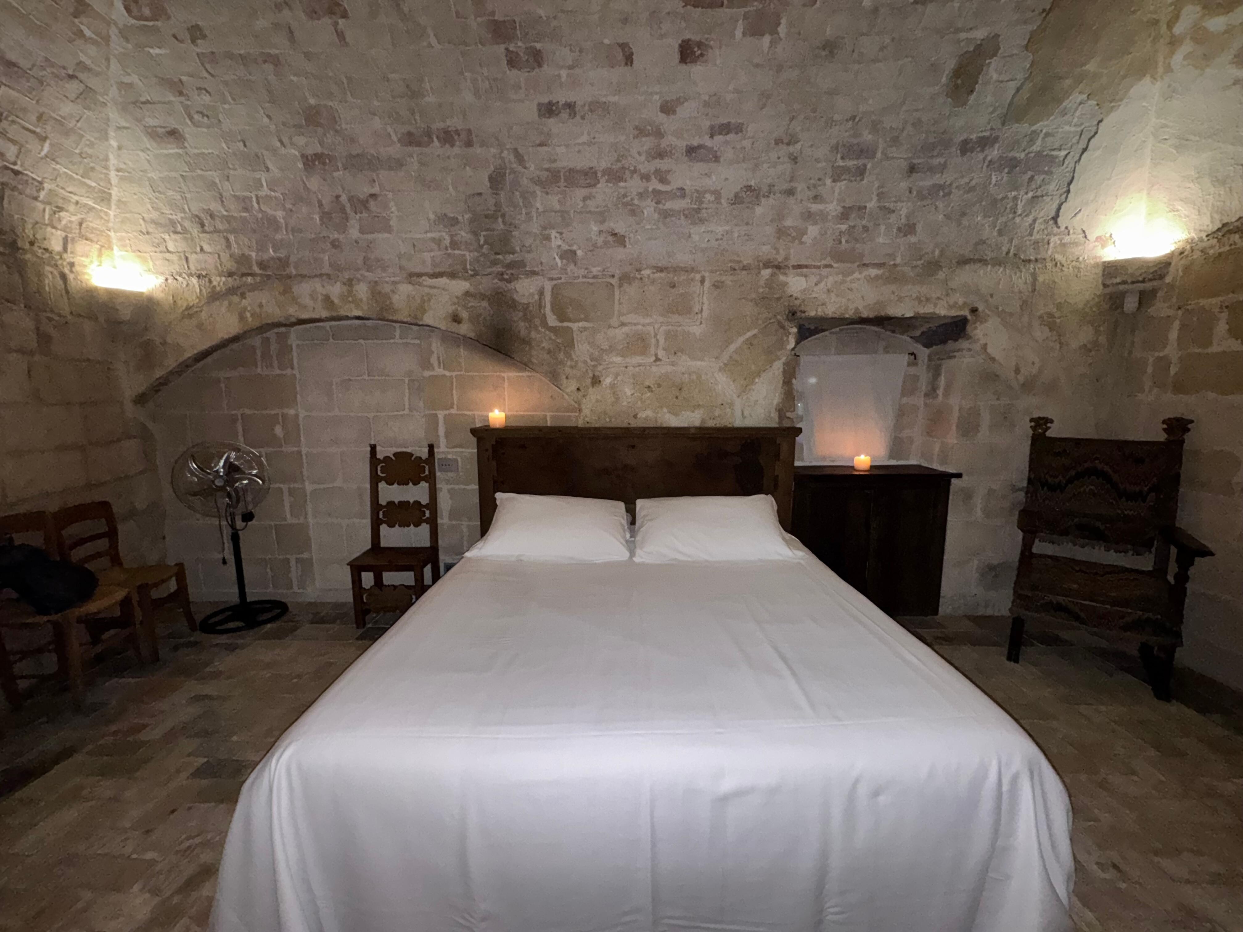 Candlelit room