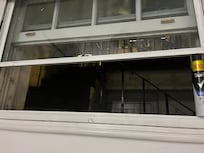 This was the only way to get air into the room