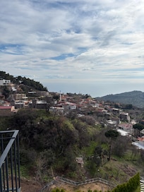 Denizle yeşil Doğanın birleştiği muhteşem tablo