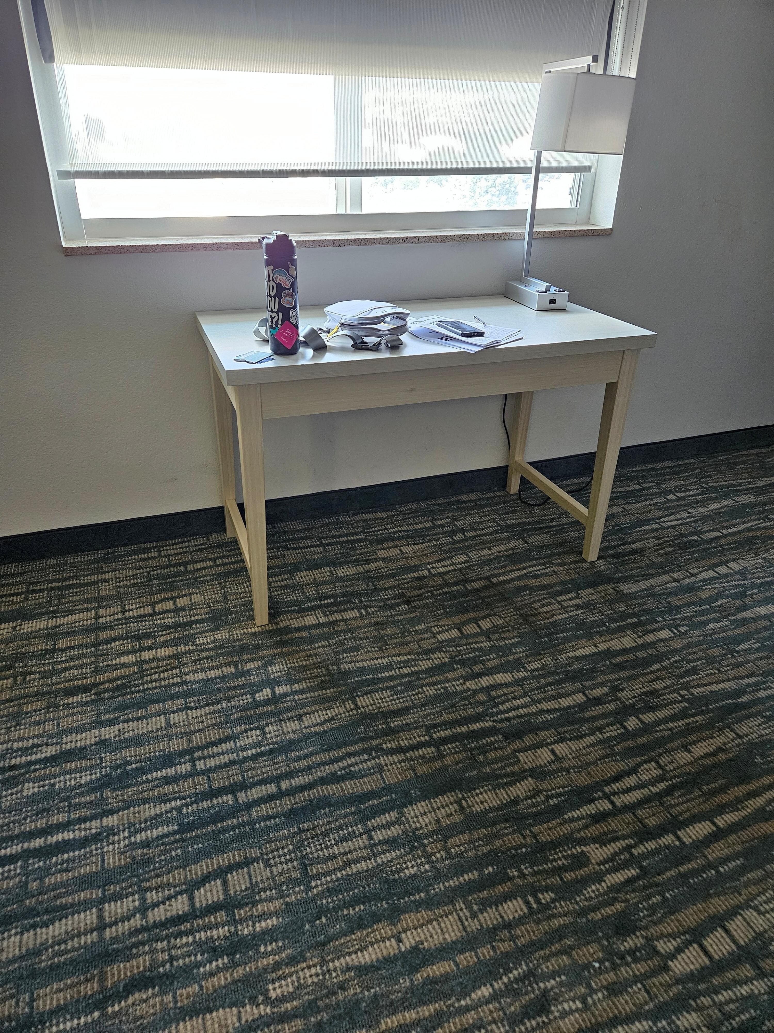 Tiny desk with no chair