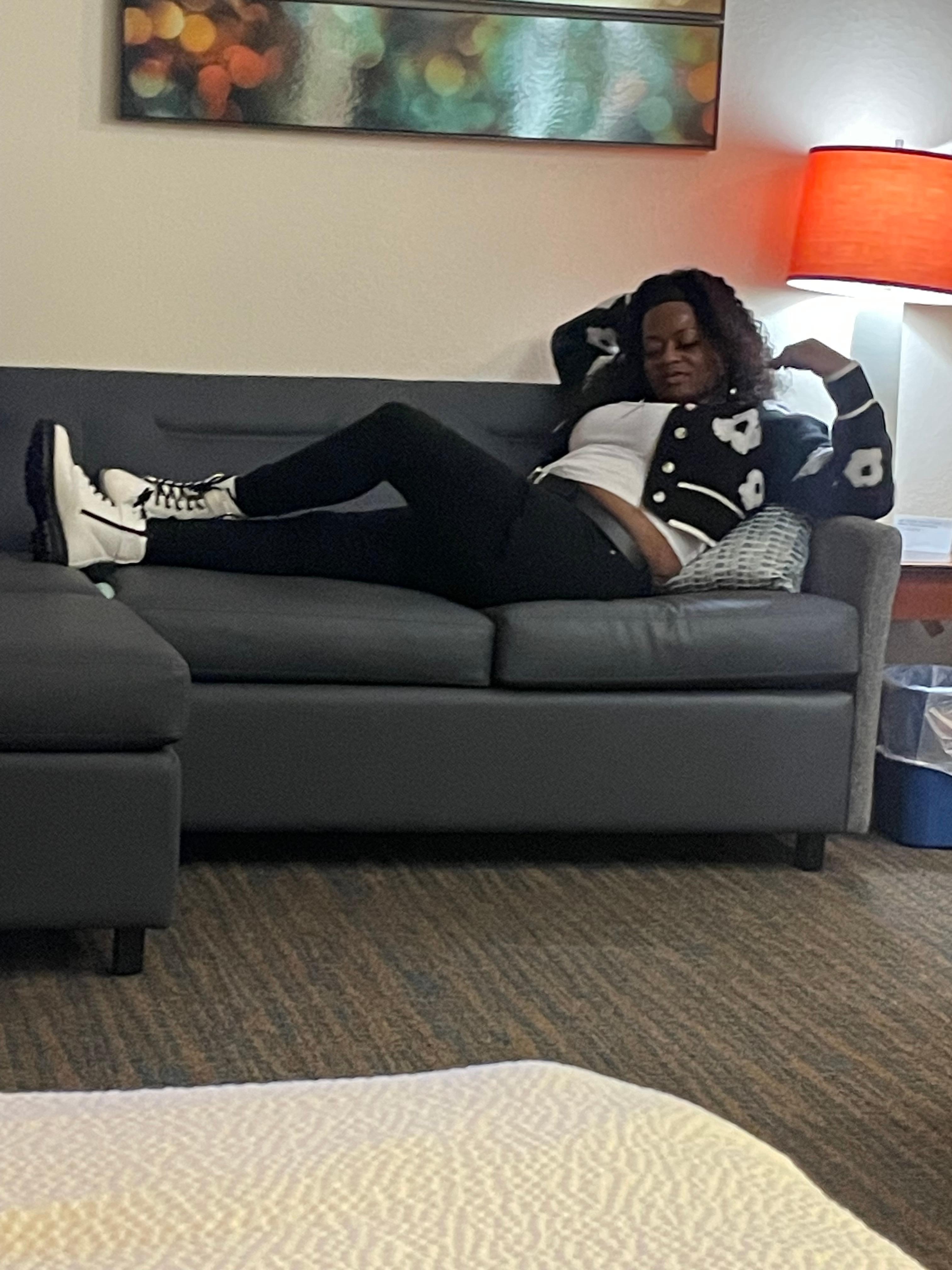 The very comfortable and clean room.