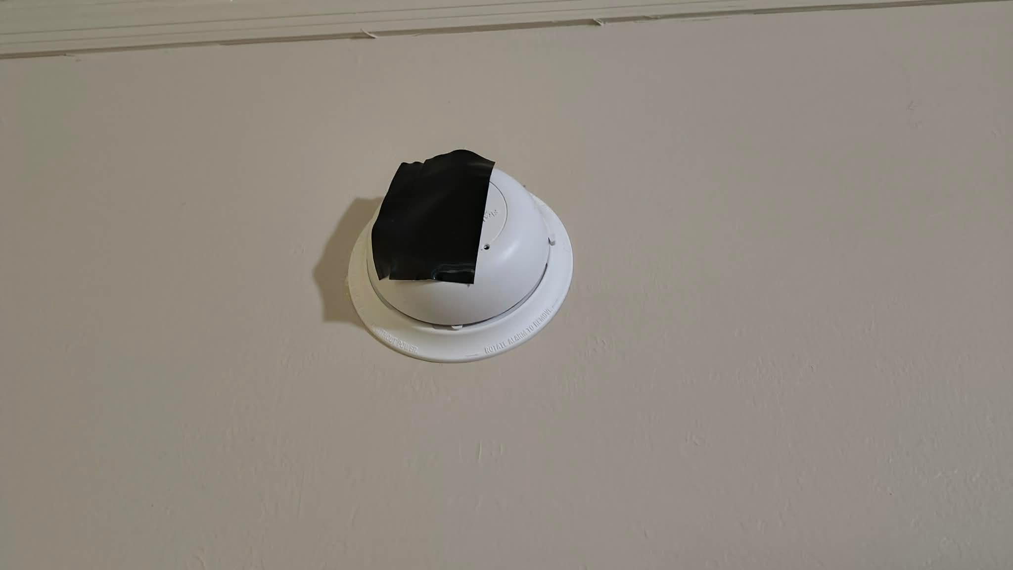 The room itself was disgusting — stains everywhere, and after taking a shower you could not walk on the carpet barefoot without your feet turning black almost immediately. I had to use multiple towels just to walk across the floor. There were stains 