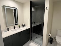 Nice bathroom, shower a little small