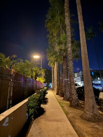 Outside of grounds. Just a short walk from the Pacific