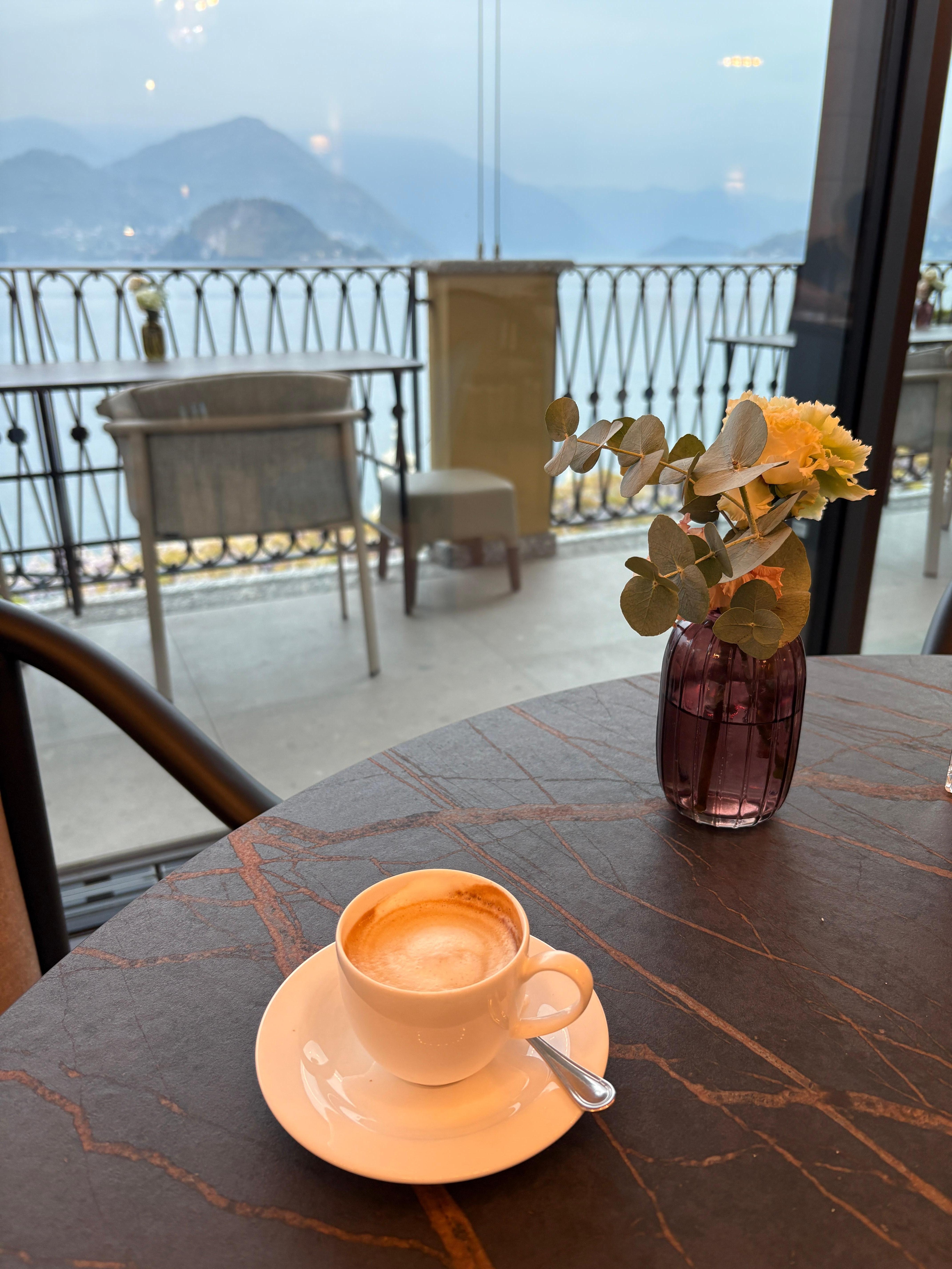 View from the rooftop restaurant