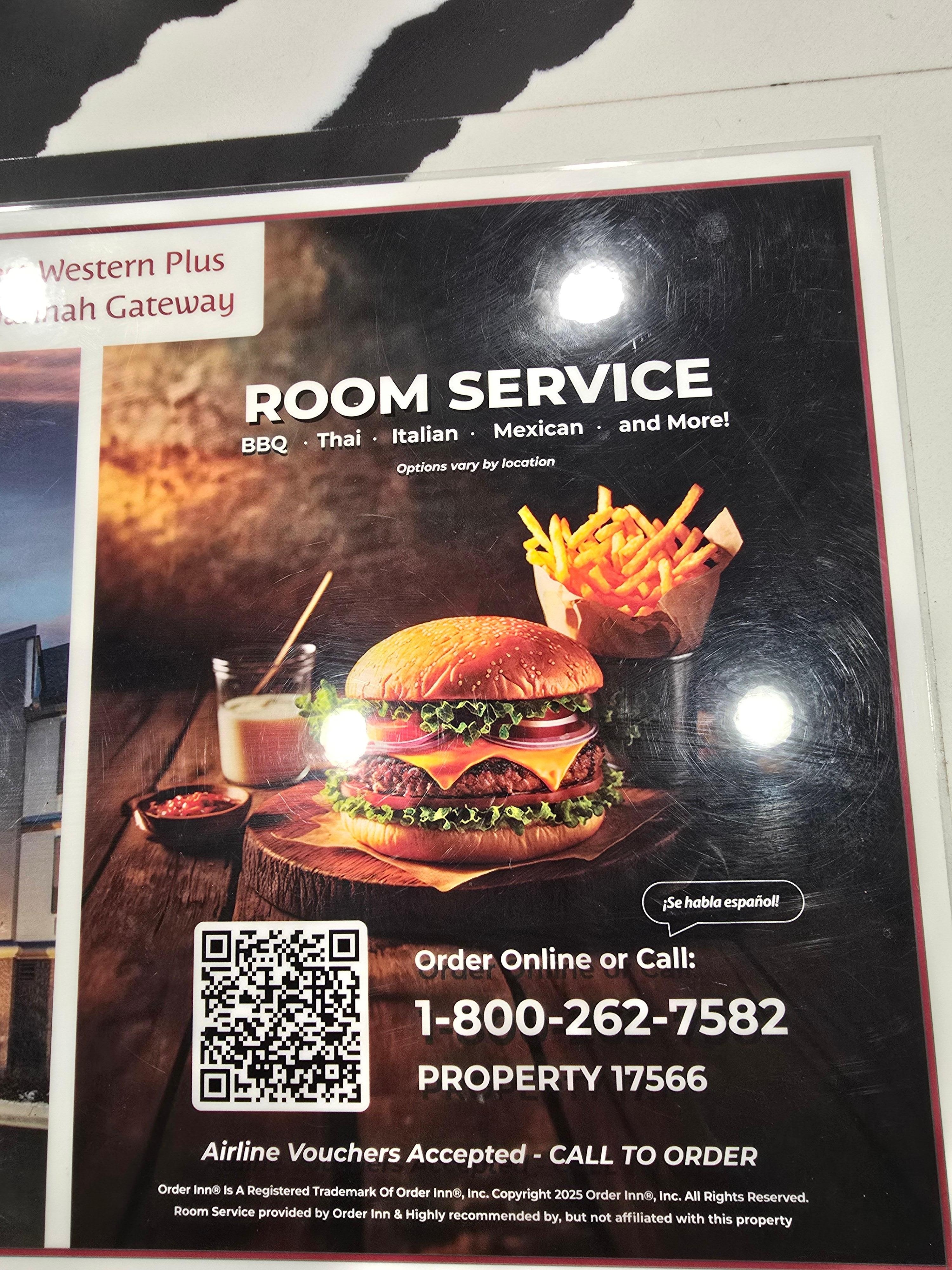 This is offered for room service.I used it but there were only two locations to choose from.