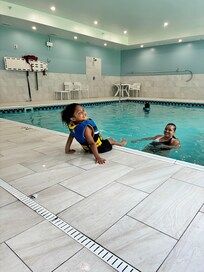 Pool was a nice size. And kid friendly.