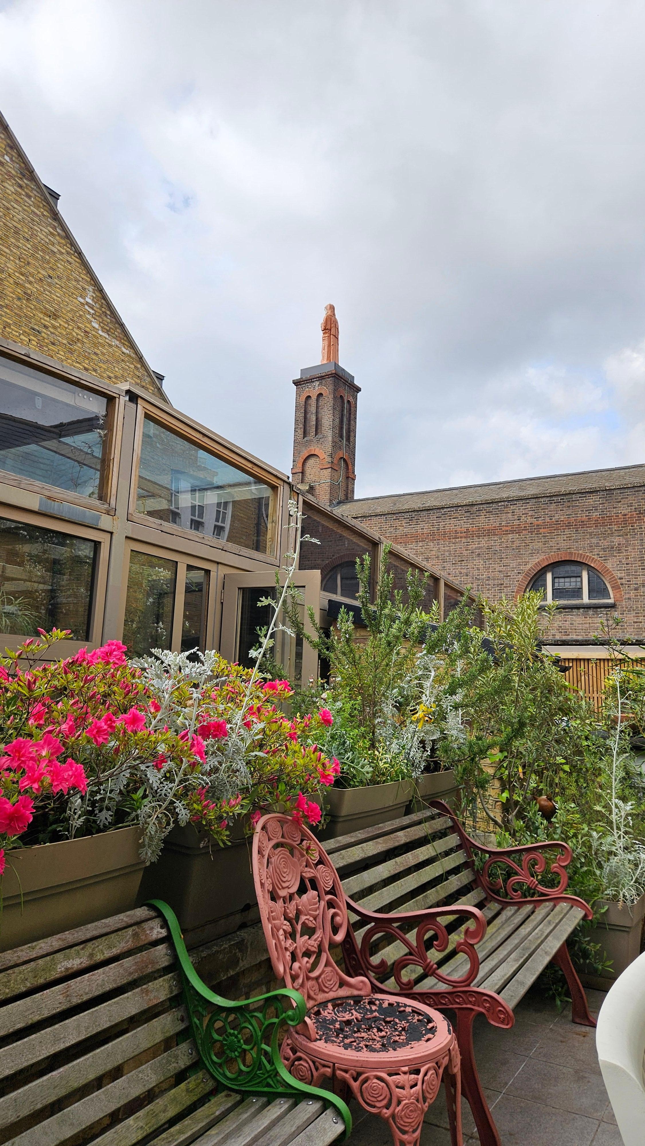 Beautiful gardens and plants inside and out