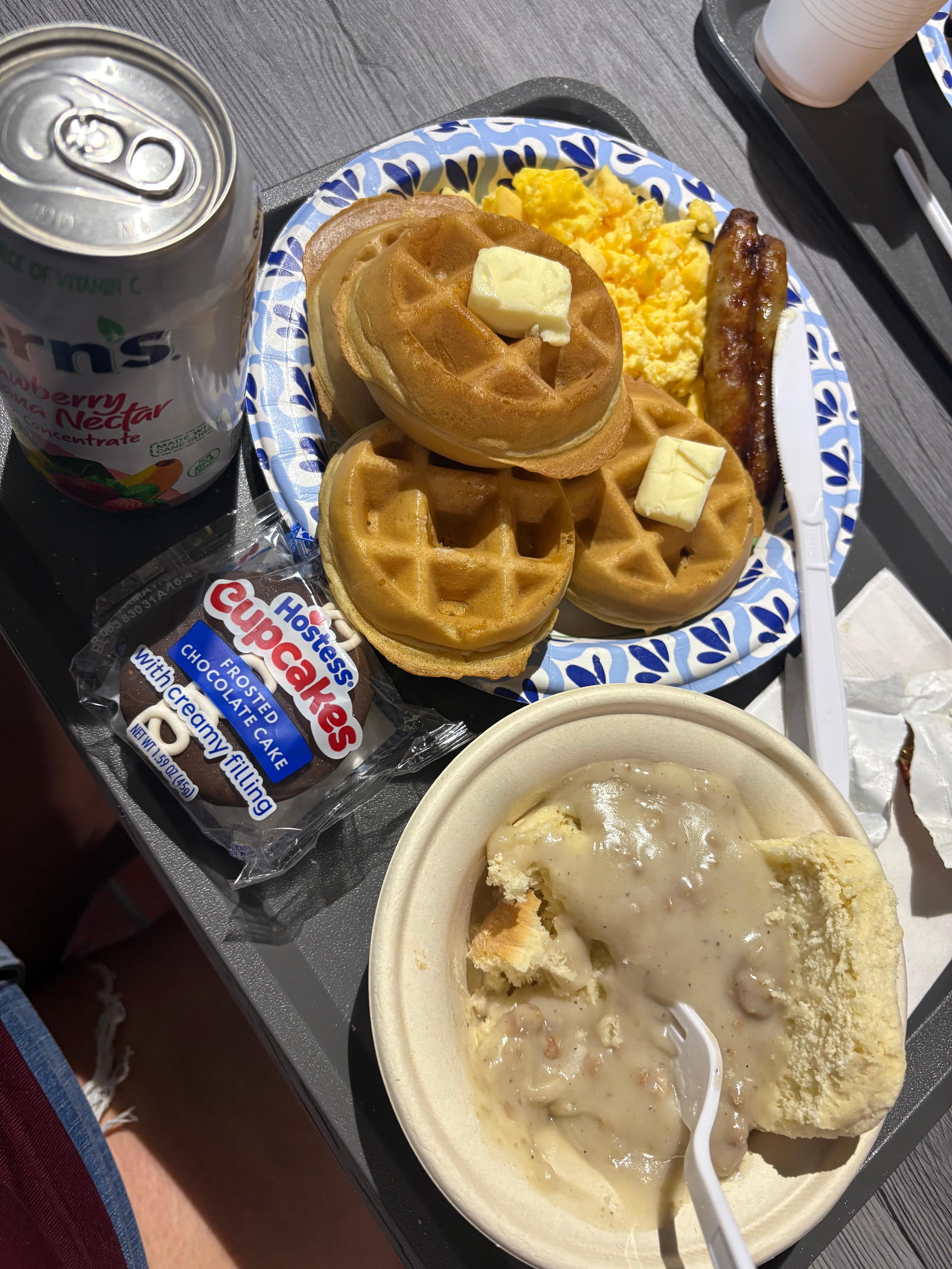 Hot breakfast with many options!