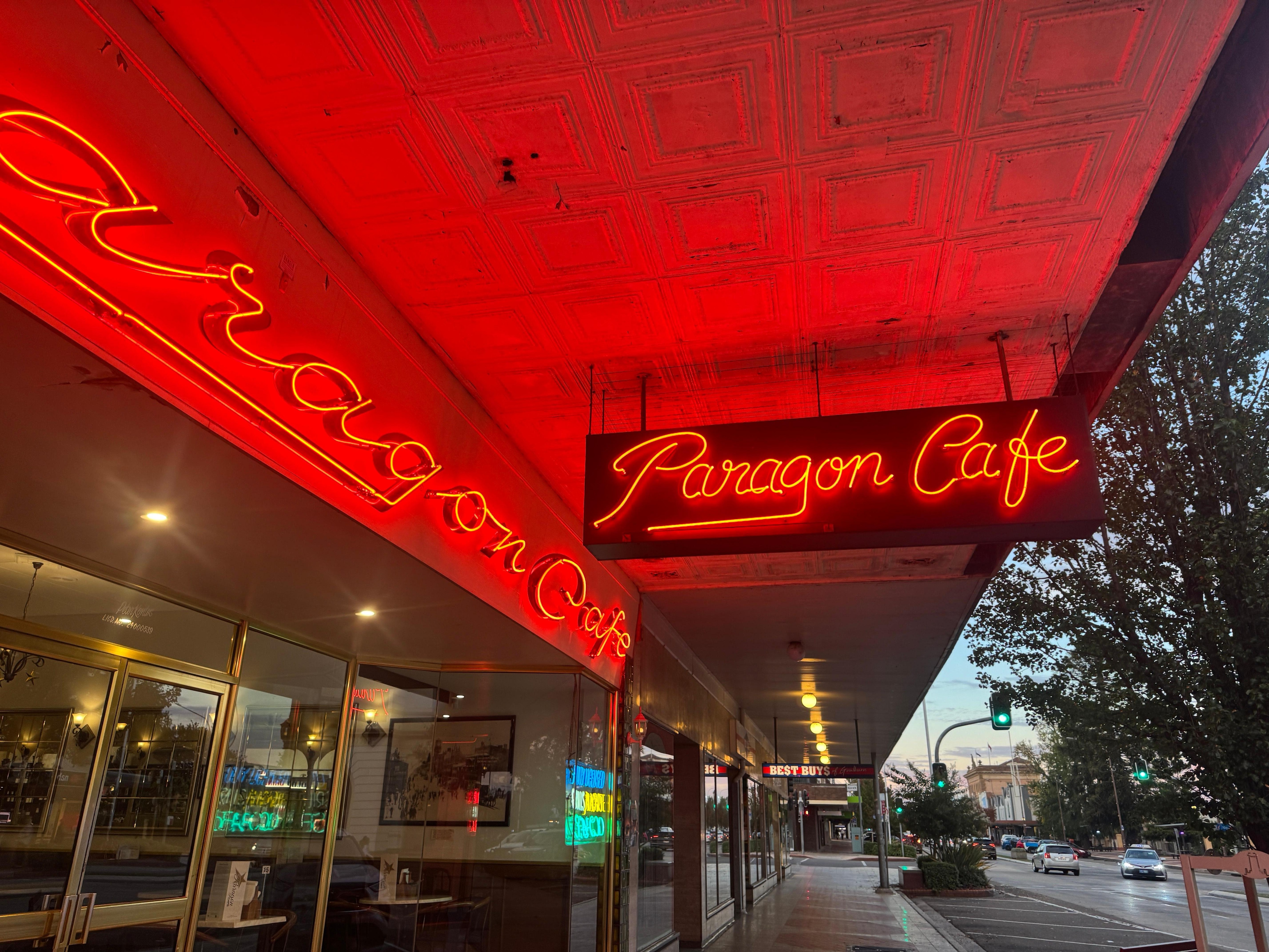 The beautiful Paragon Cafe.