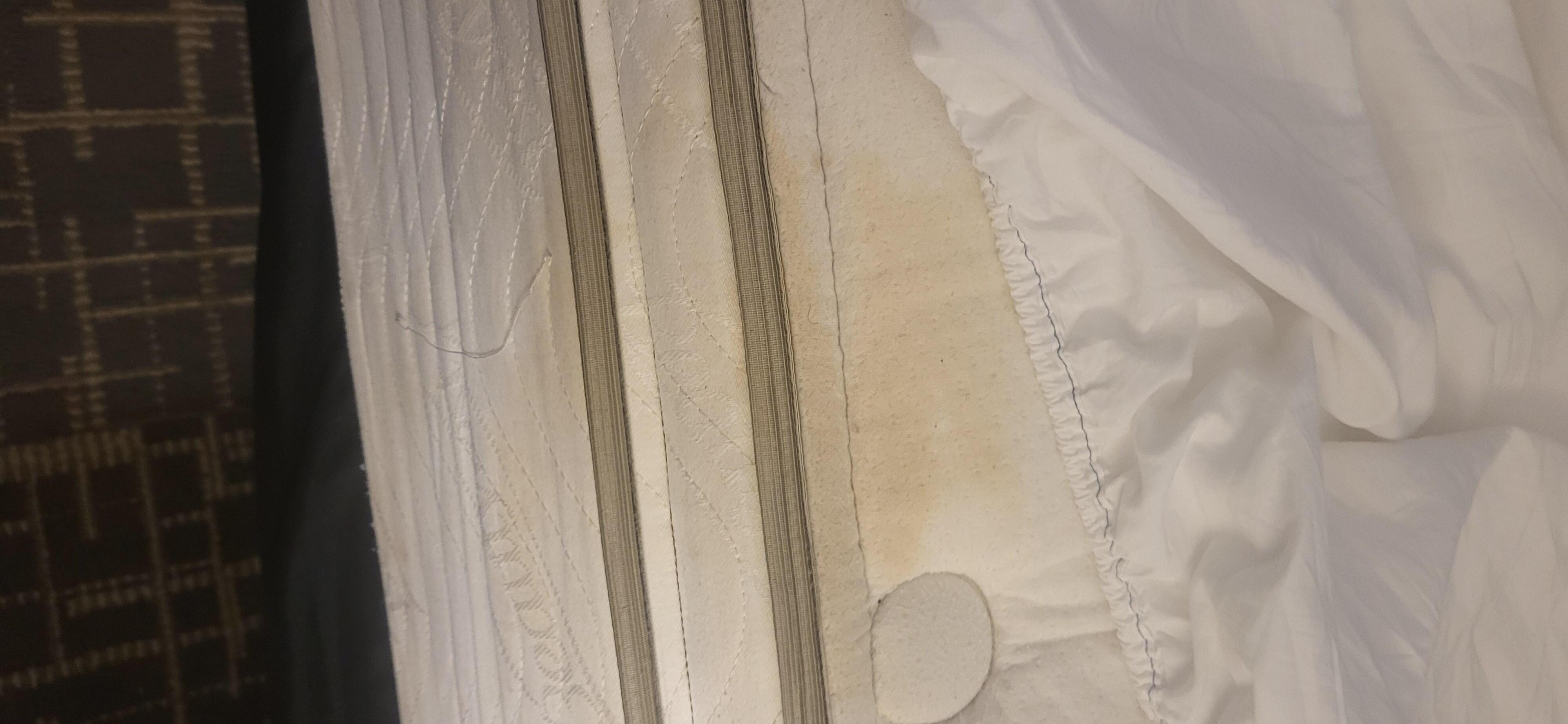 Stained and soiled mattress