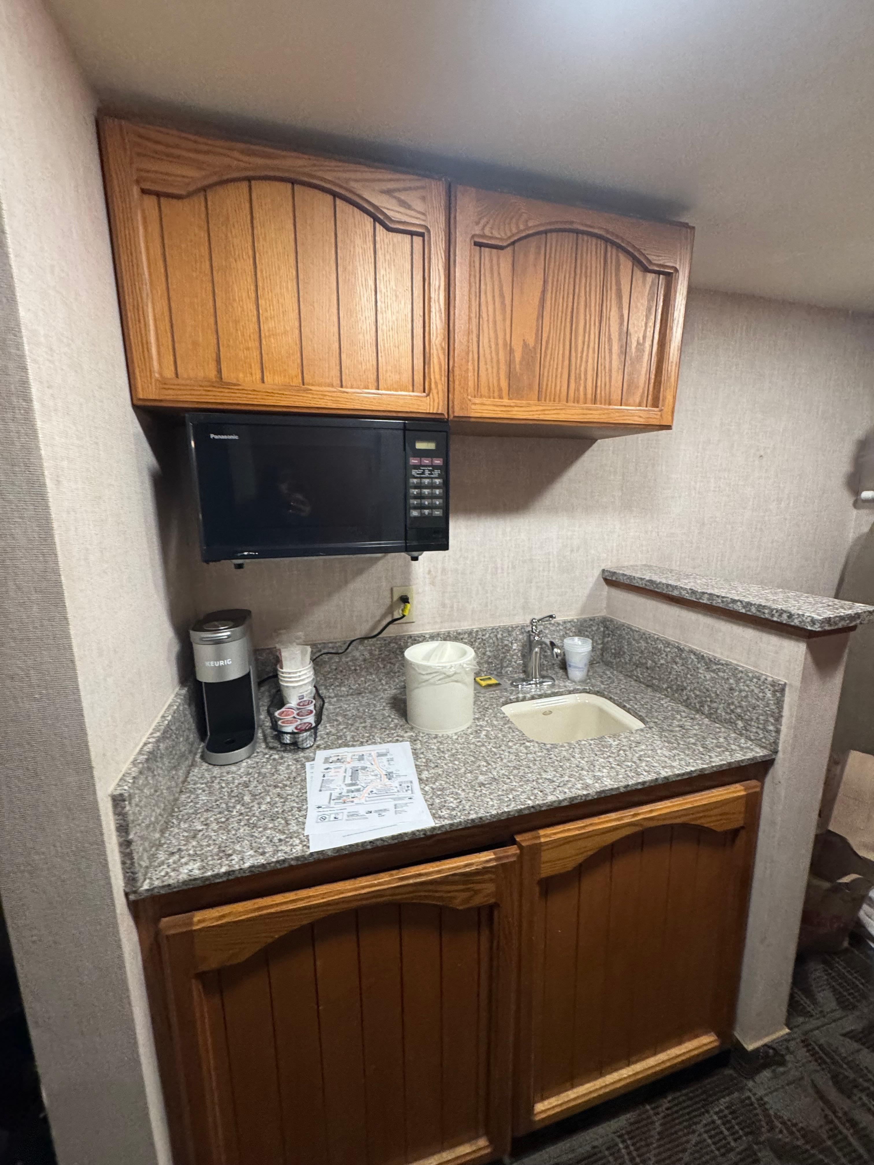 Tiny kitchen area was great